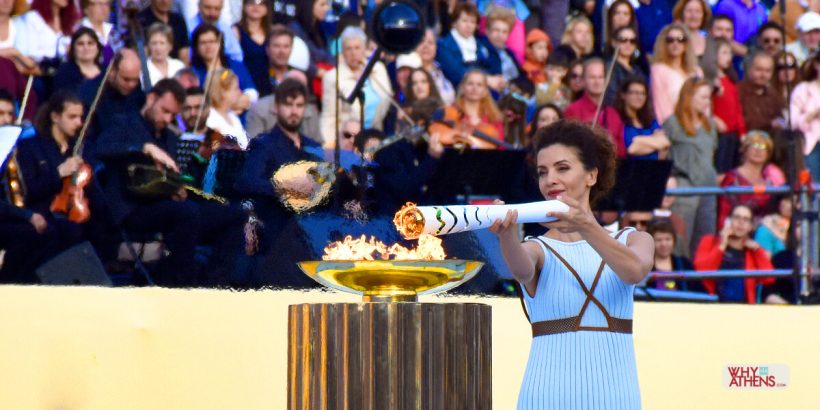 Olympic Flame Handover Ceremony - Panathenaic Stadium | Why Athens